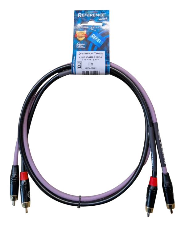 REFERENCE Dammi Un Cavo Line Cable RCA Stereo Pair 1mt - Brahms ...